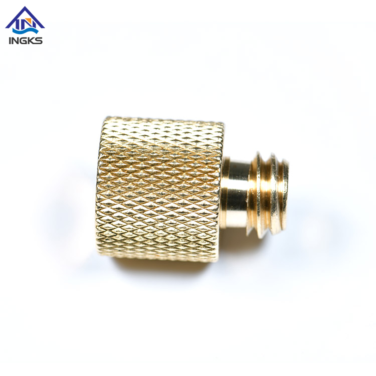 H59 H62 Brass Diamond Knurled Inert Nuts With Outer Threaded End And ...