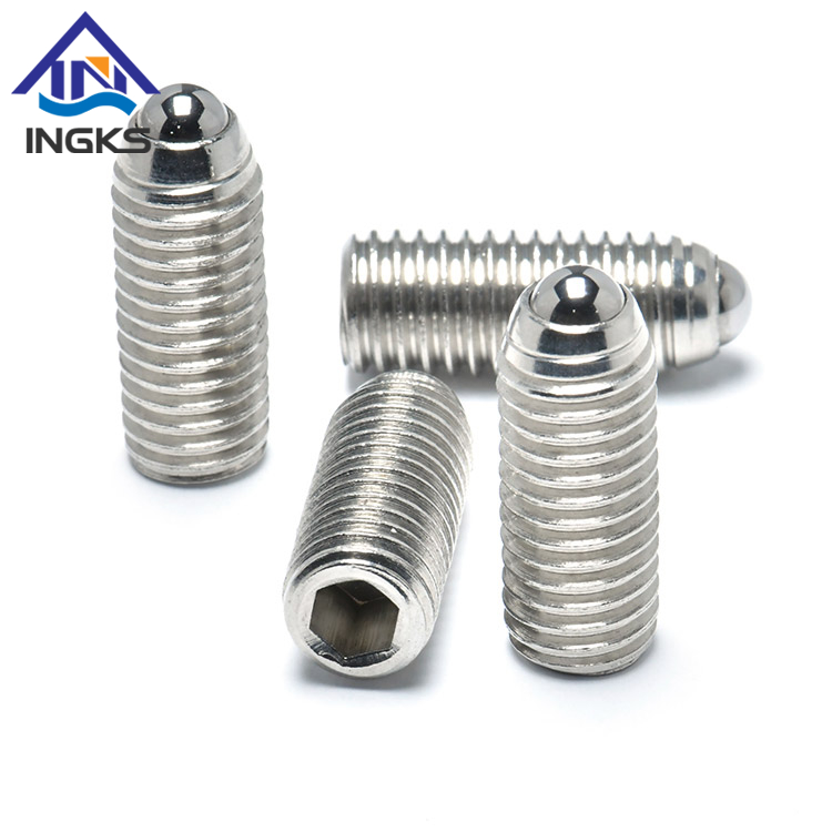 M3-M24 A2 A4 Stainless Steel Spring Loaded Pin Screw Hex Socket Ball ...